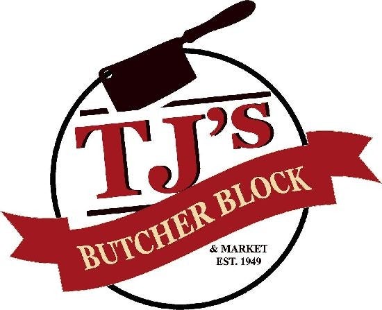 TJ'S BUTCHER BLOCK logo